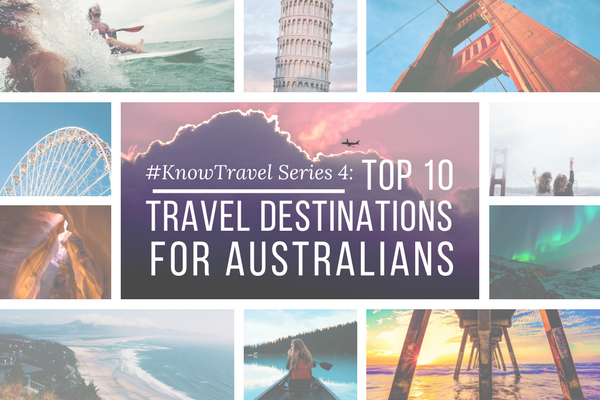 #KnowTravel Series 4: Top 10 Travel Destinations for Australians